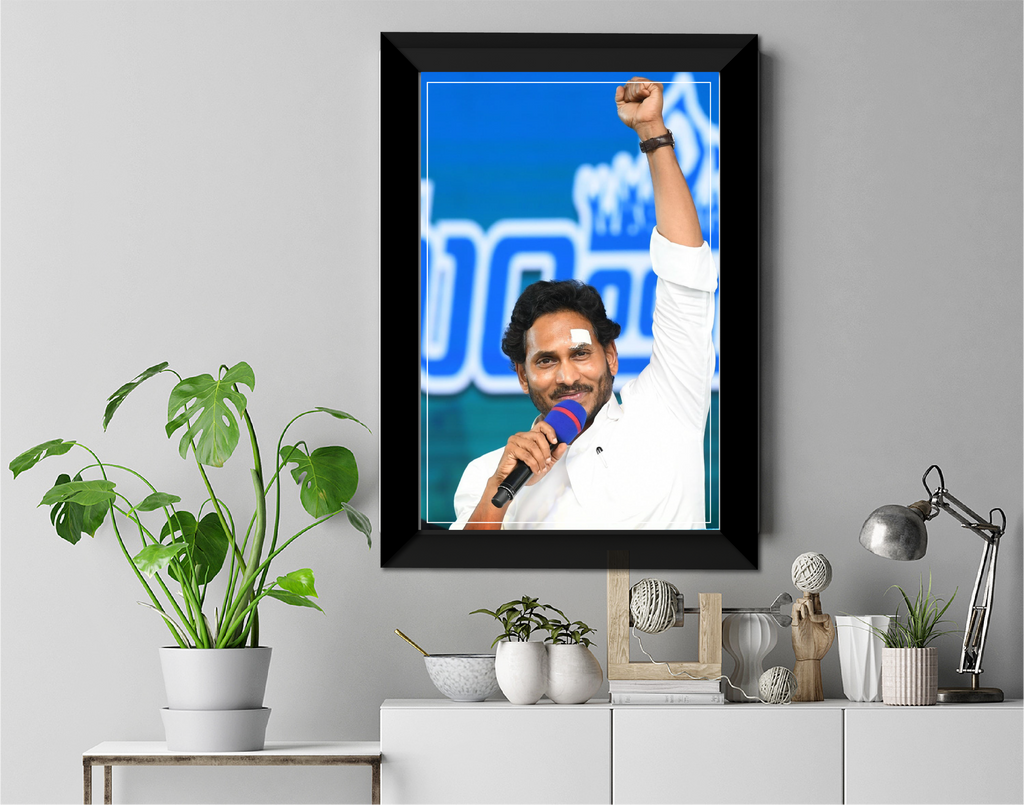 Y. S. Jagan I Y. S. Jagan Mohan Reddy I YSR Congress I Wall Poster / F ...