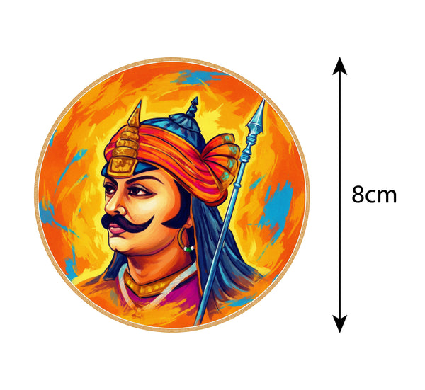 The Kingdom of Mewar I Maharana Pratap I Rajput l Car Window Sticker ...