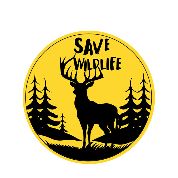 Save Wild Life I Forest I Environmental I Car Window Sticker – Peacockride