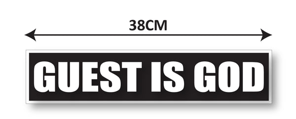Guest is God I Philosophy I Buddha I Quote I Wall Sticker – Peacockride