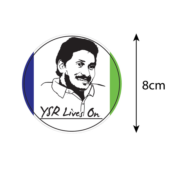 Y. S. Jagan I Y. S. Jagan Mohan Reddy I YSR Congress I Bike Sticker ...