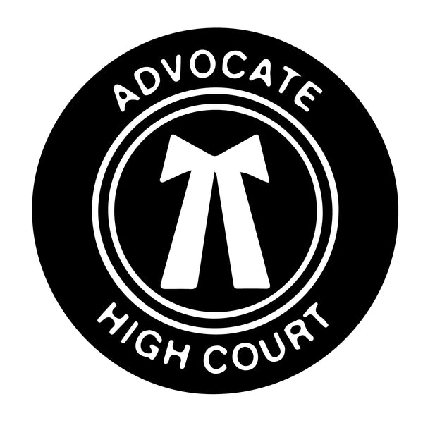Advocate I High Court I Car Window Sticker – Peacockride