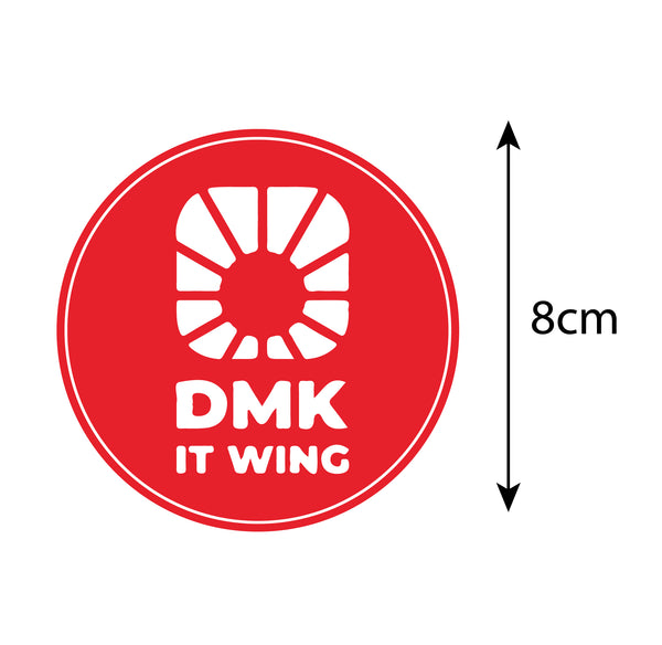DMK IT Wing I Dravida Munnetra Kazhagam I DMK I Bike Sticker – Peacockride