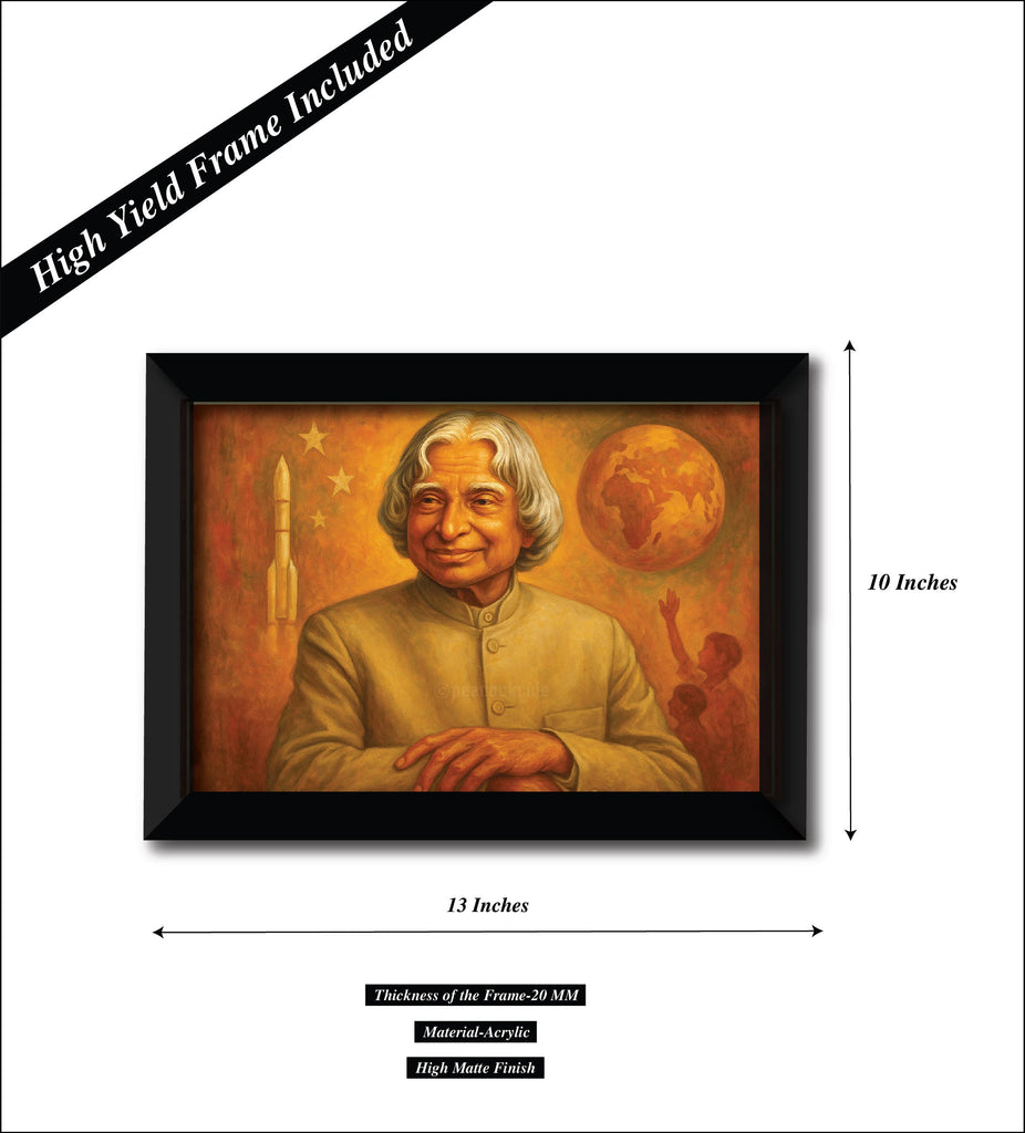 Abdul Kalam I Kalam I APJ Abdul Kalam I Missile Man of India I Wall Po ...