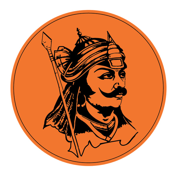 Maharana Pratap Rajput I Mewar King I Bike Sticker – Peacockride