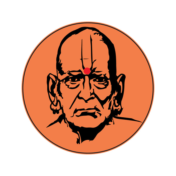 Shri Swami Samarth Maharaj I Swami Samarth Bike Sticker – Peacockride