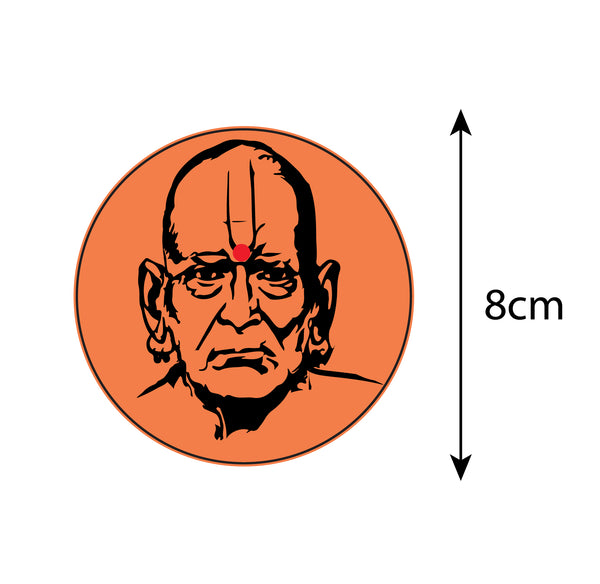 Shri Swami Samarth Maharaj I Swami Samarth Bike Sticker – Peacockride