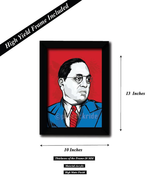 "Legendary Ambedkar" Wall Poster/Frame – Peacockride