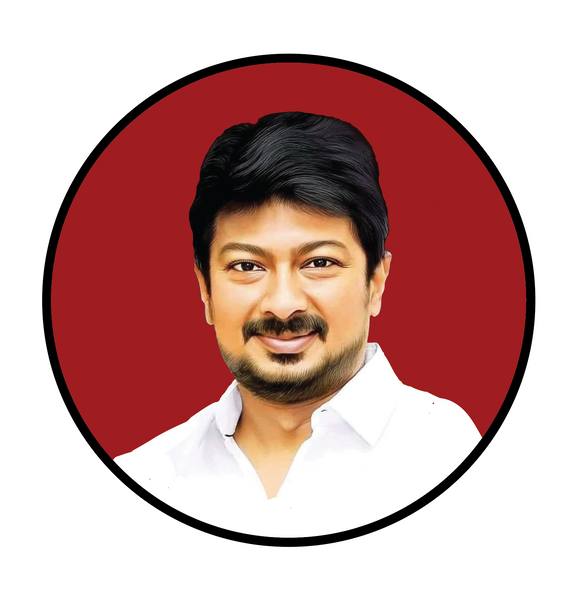 Udhayanidhi Stalin I DMK I Bike Sticker – Peacockride