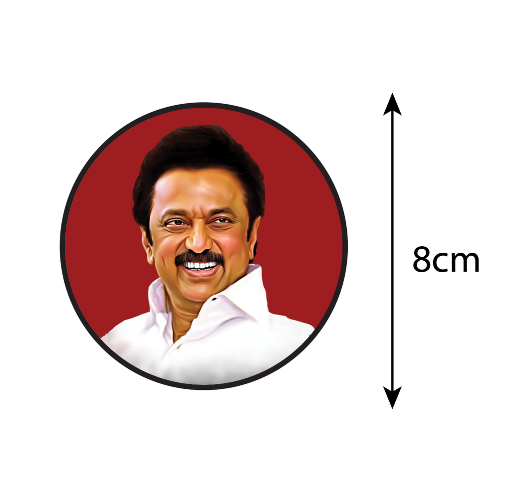 Muthuvel Karunanidhi Stalin I MK Stalin I DMK I Bike Sticker – Peacockride