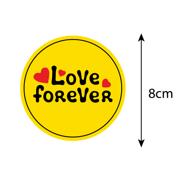 Love Forever I Romantic I Love I Valentines Day Series I Bike Decal ...