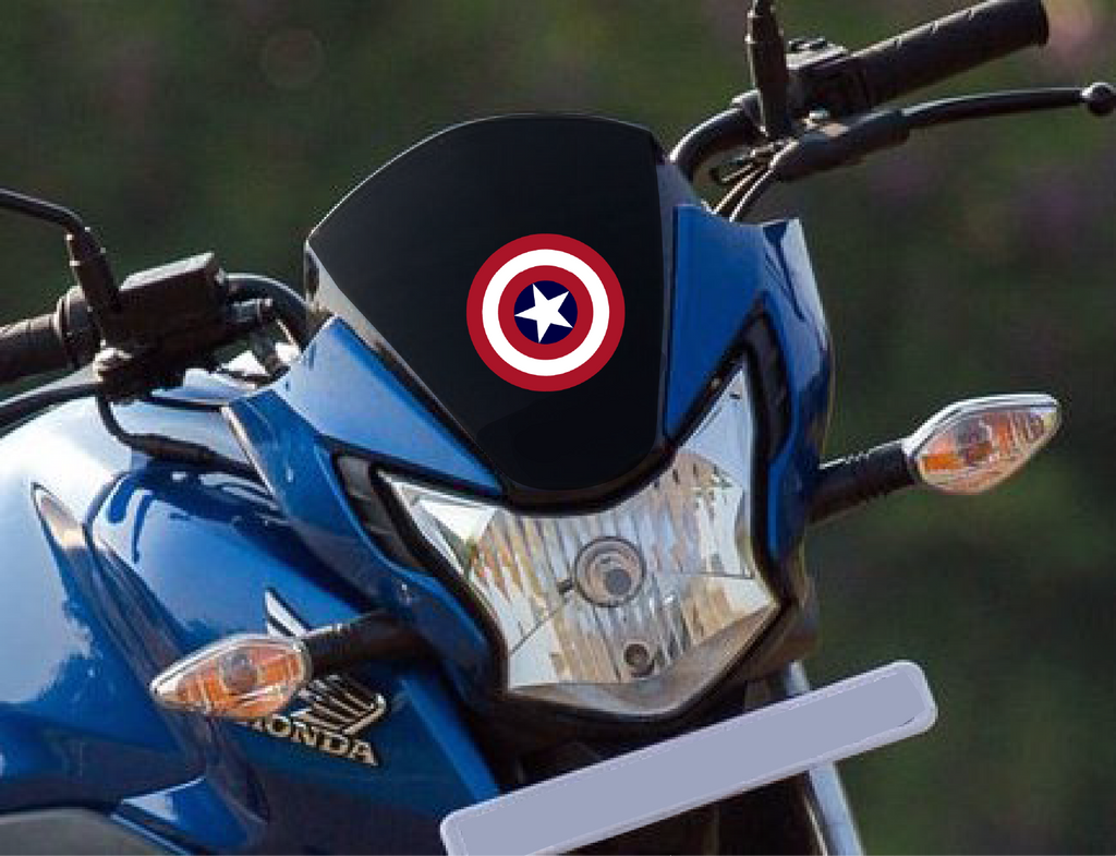 The Avengers-Captain America Bike Decal – Peacockride