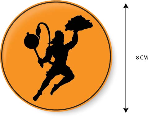 Lord Hanuman Bike Decal – Peacockride
