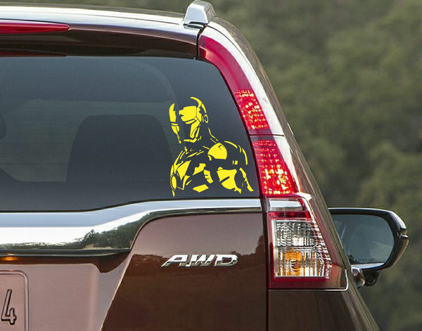 Iron Man Car Window Decal – Peacockride