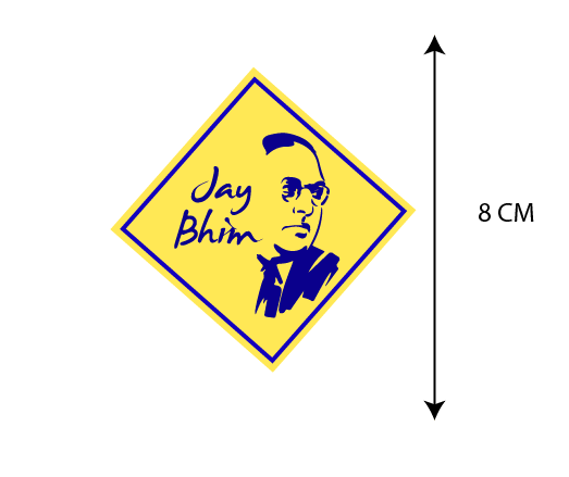 Dr. Ambedkar I Jay Bhim Bike Decal – Peacockride