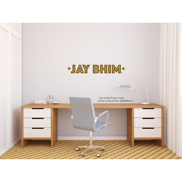 Jay Bhim Greeting Quote Wall Decal – Peacockride