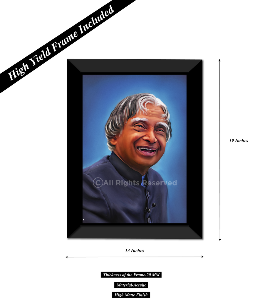 Dr. APJ Abdul Kalam - My Inspiration Wall Poster / Frame – Peacockride