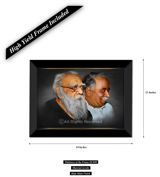 Periyar - Anna The Pillar's of Dravidian Revolution Wall Poster / Fram ...