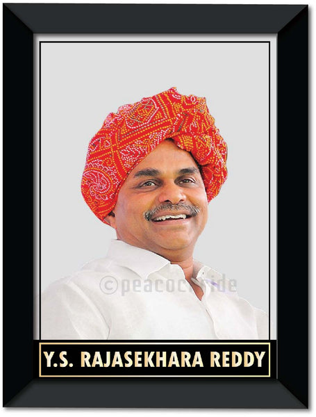 Y. S. Rajasekhara Reddy I YSR Congress I Wall Poster / Frame – Peacockride
