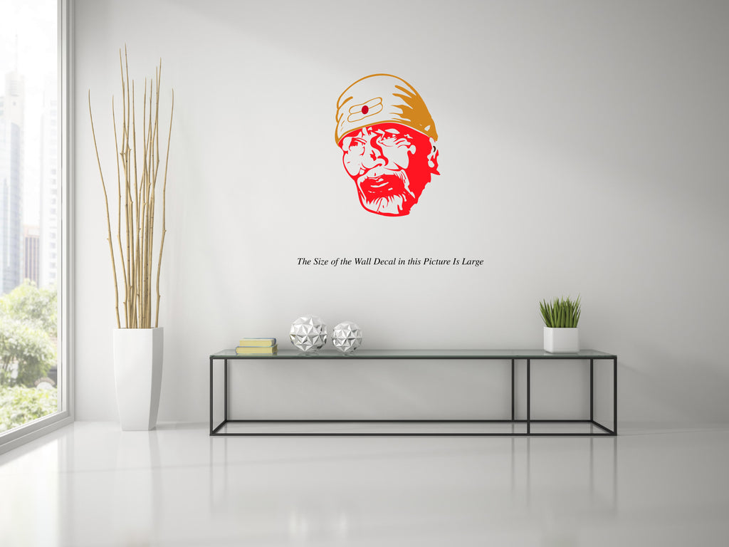 Sai Baba Wall Decal – Peacockride