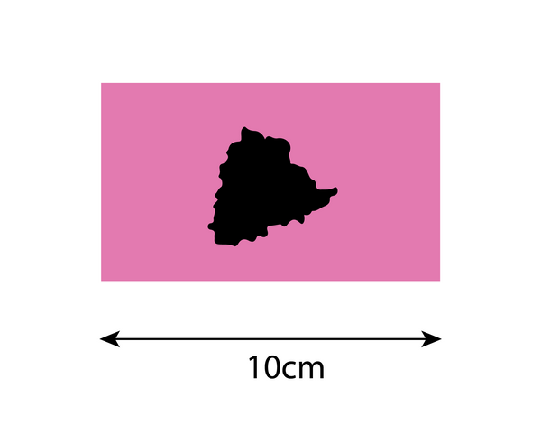 Telangana Rashtra Samithi Party I TRS I Flag Bike Sticker – Peacockride