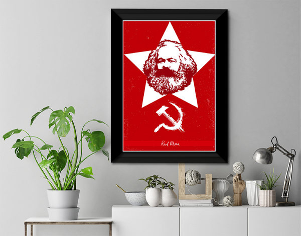 Karl Marx Wall Poster / Frame – Peacockride