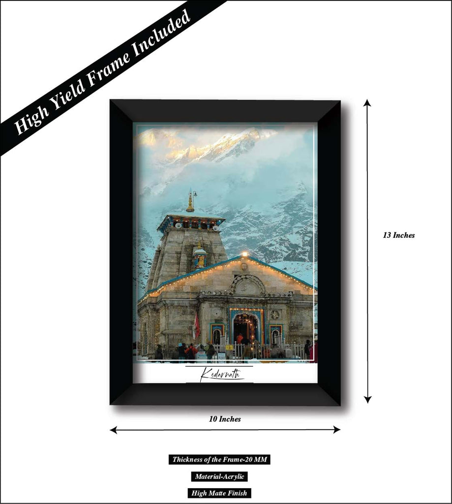 Kedarnath Temple I Kedarnath I Wall Poster / Frames – Peacockride