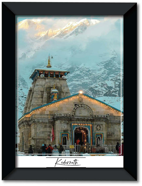 Kedarnath Temple I Kedarnath I Wall Poster / Frames – Peacockride